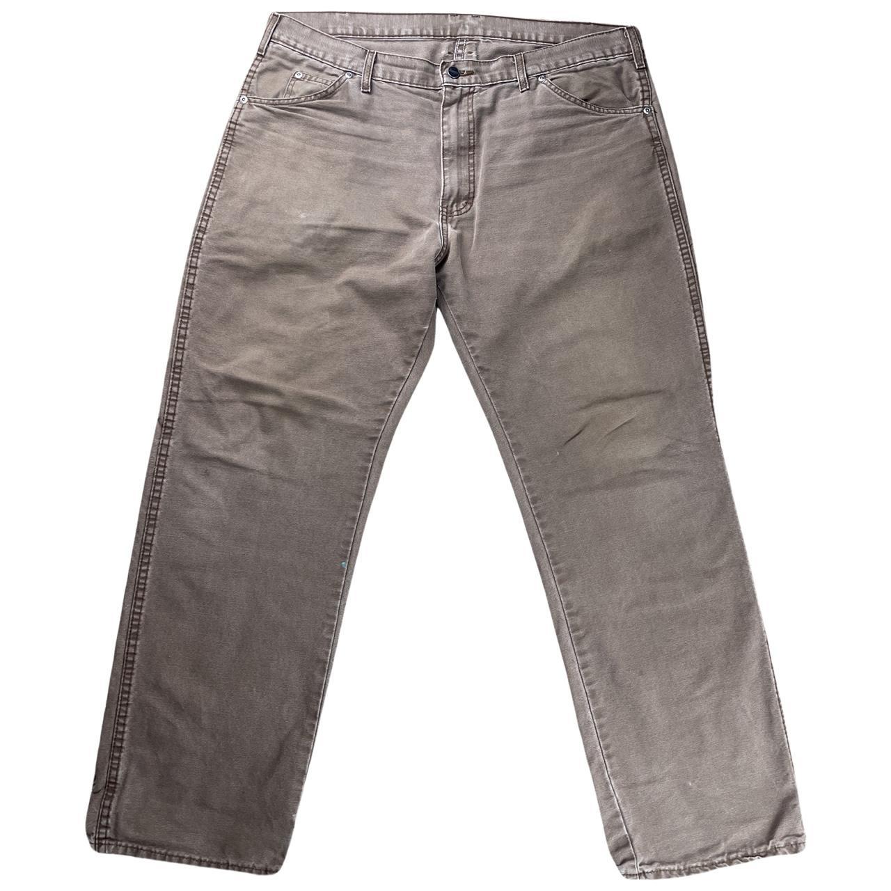 Dickies Pants Relaxed Fit Canvas Workwear Jeans Size Depop