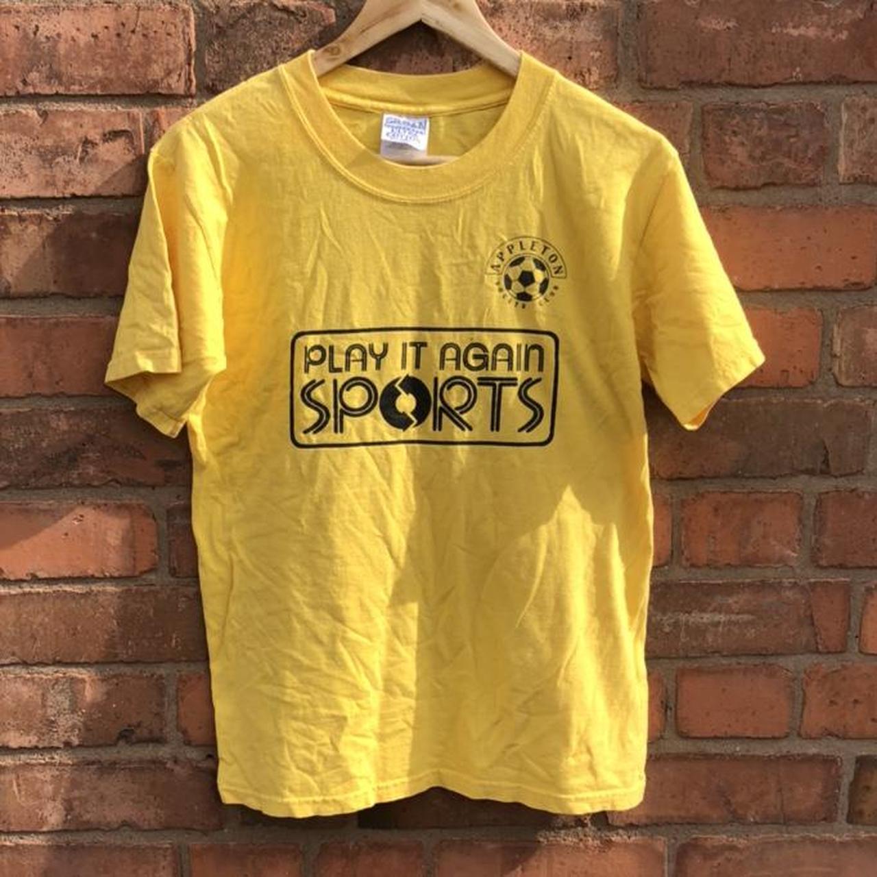 * Original vintage Yellow US camp tshirt. *... - Depop