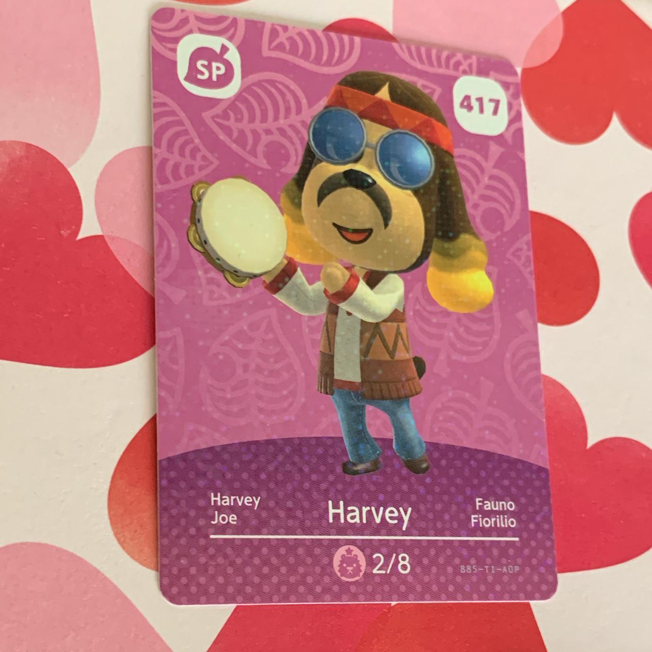 genuine harvey animal crossing amiibo card series... - Depop