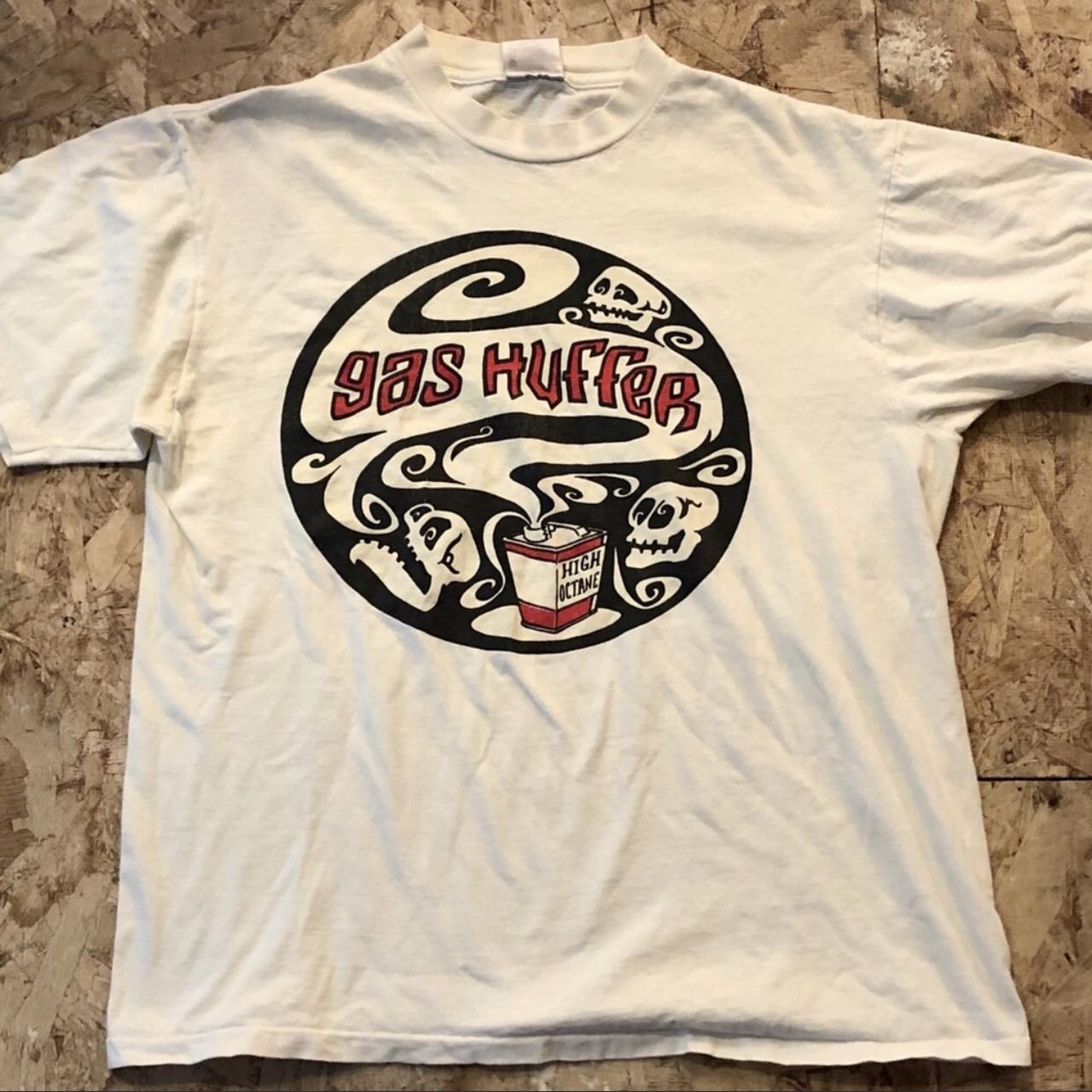 Vintage gas huffer band t-shirt Made in USA on... - Depop