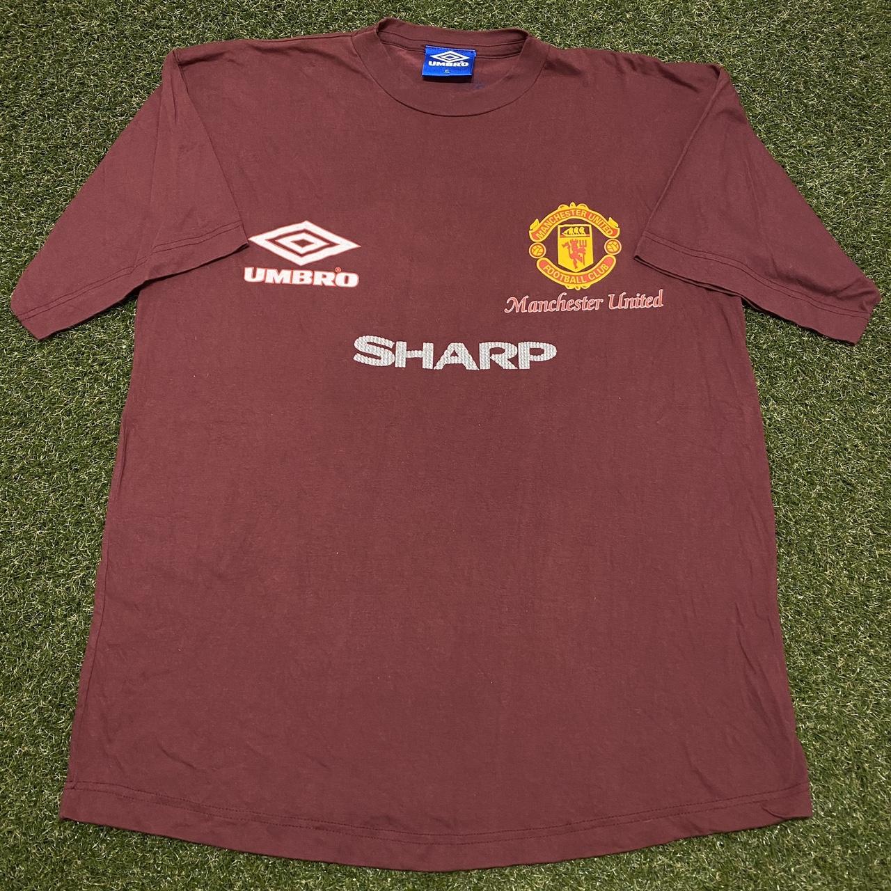 MANCHESTER UNITED FC / UMBRO vintage 90s / 1990s... - Depop