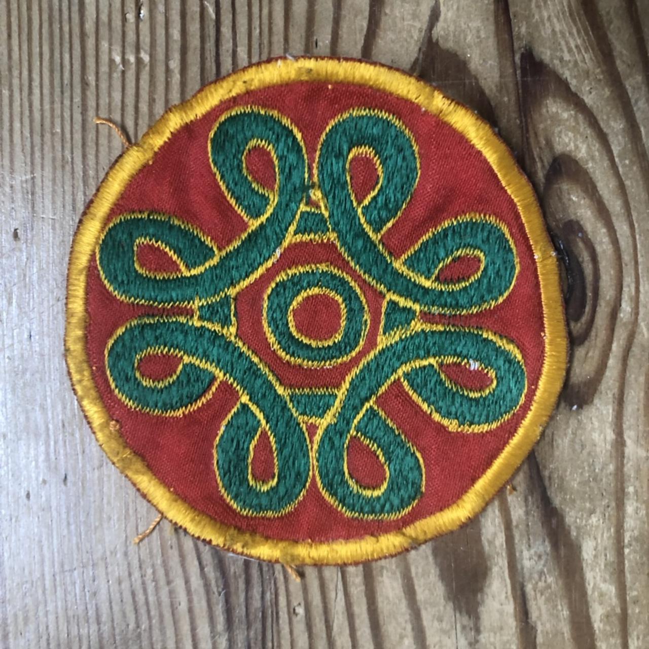 3 x Embroidered fabric patches Super versatile,... - Depop