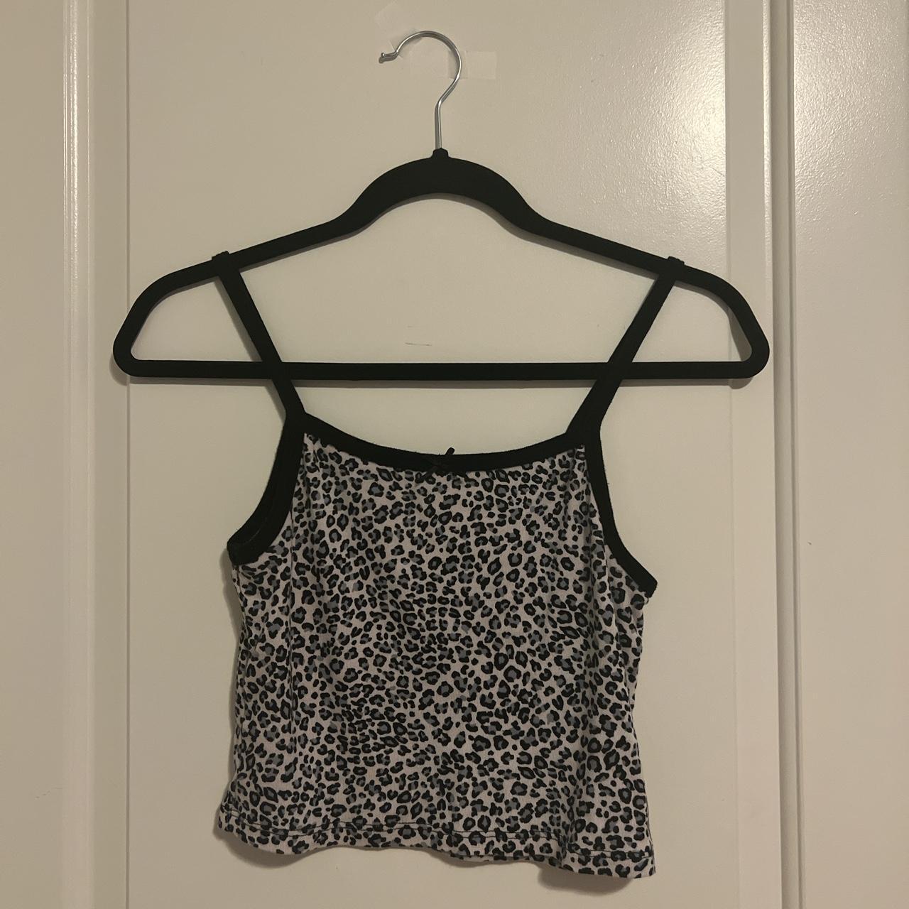 ~super cute brandy melville cheetah tank... - Depop