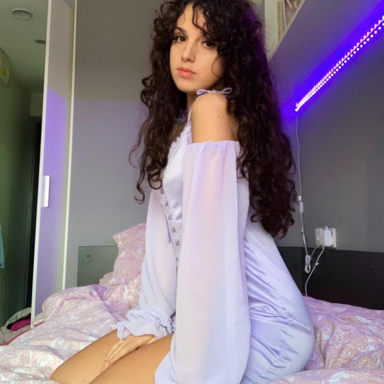 empress mimi purple reign lilac satin dress 💜 one of... - Depop