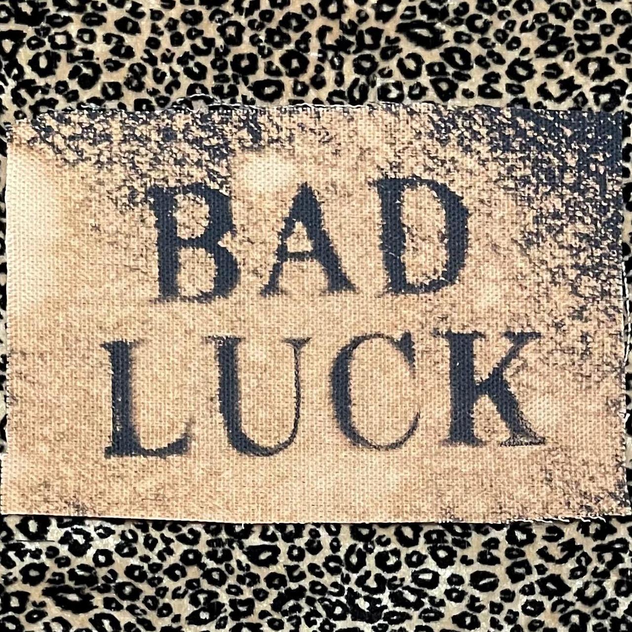 •BAD LUCK• ••3 3/4 in x 5 1/2 in•• ... - Depop