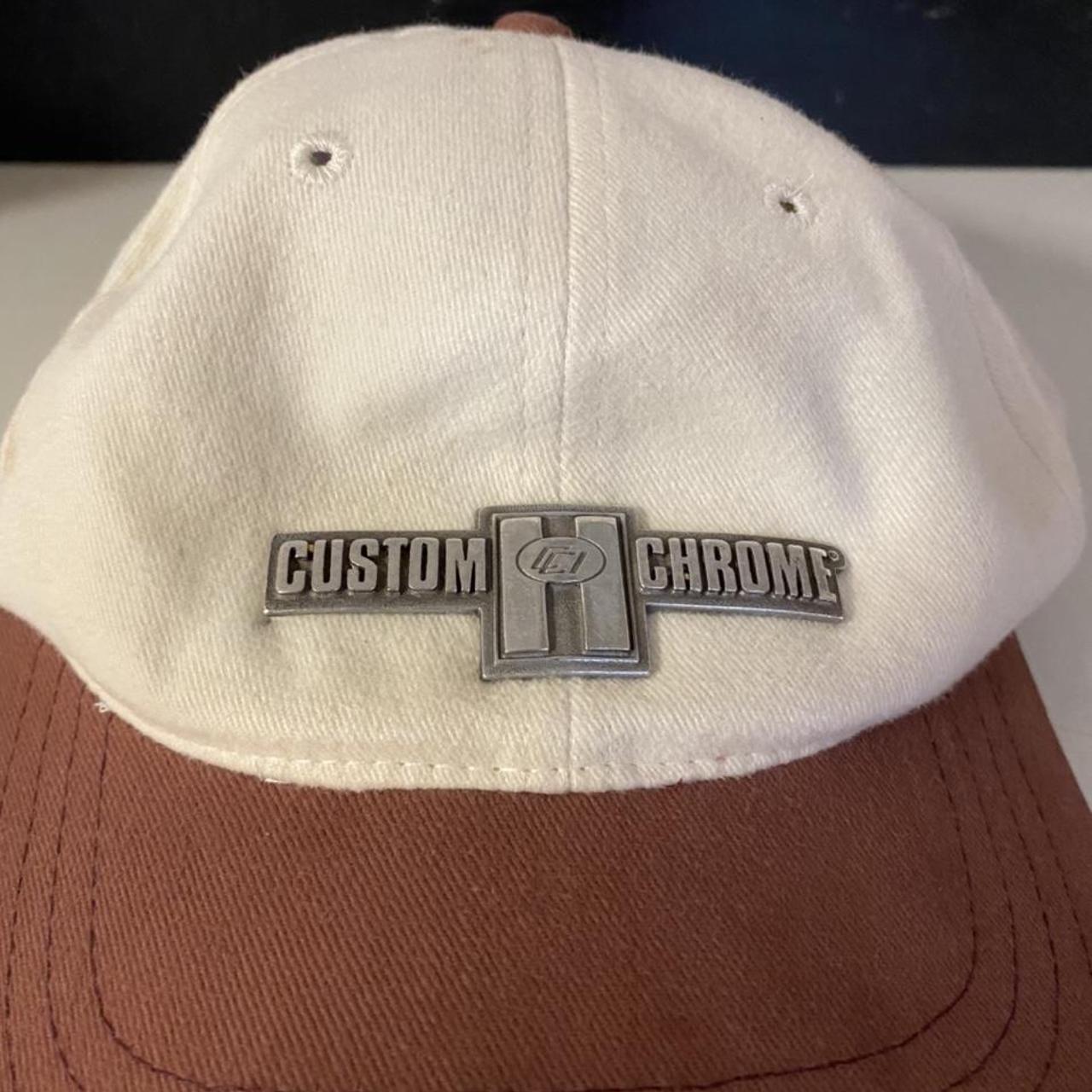 #97 KP Harley Davidson Custom Chrome Hat One Size... - Depop