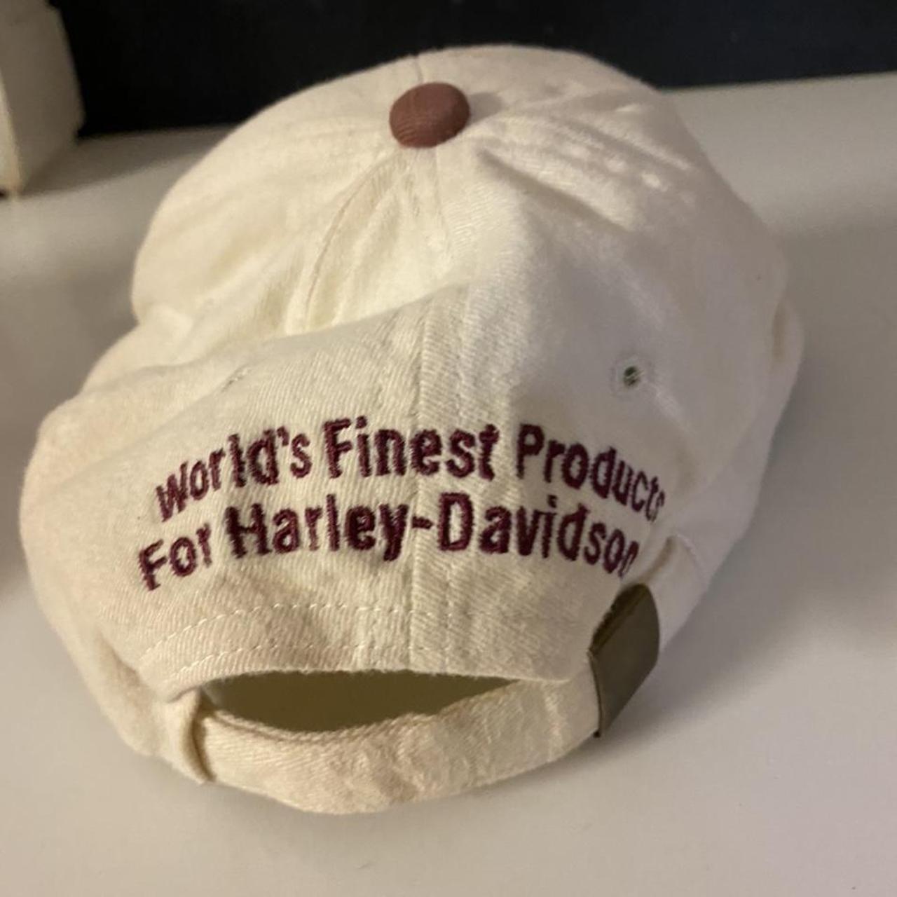 #97 KP Harley Davidson Custom Chrome Hat One Size... - Depop
