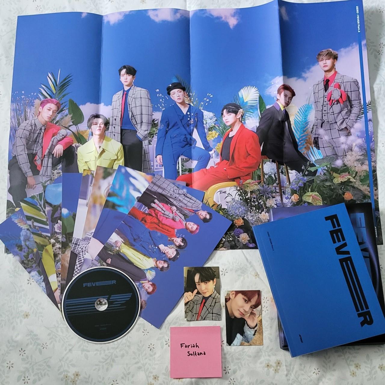 ateez fever part 2 album picture shows what's... - Depop