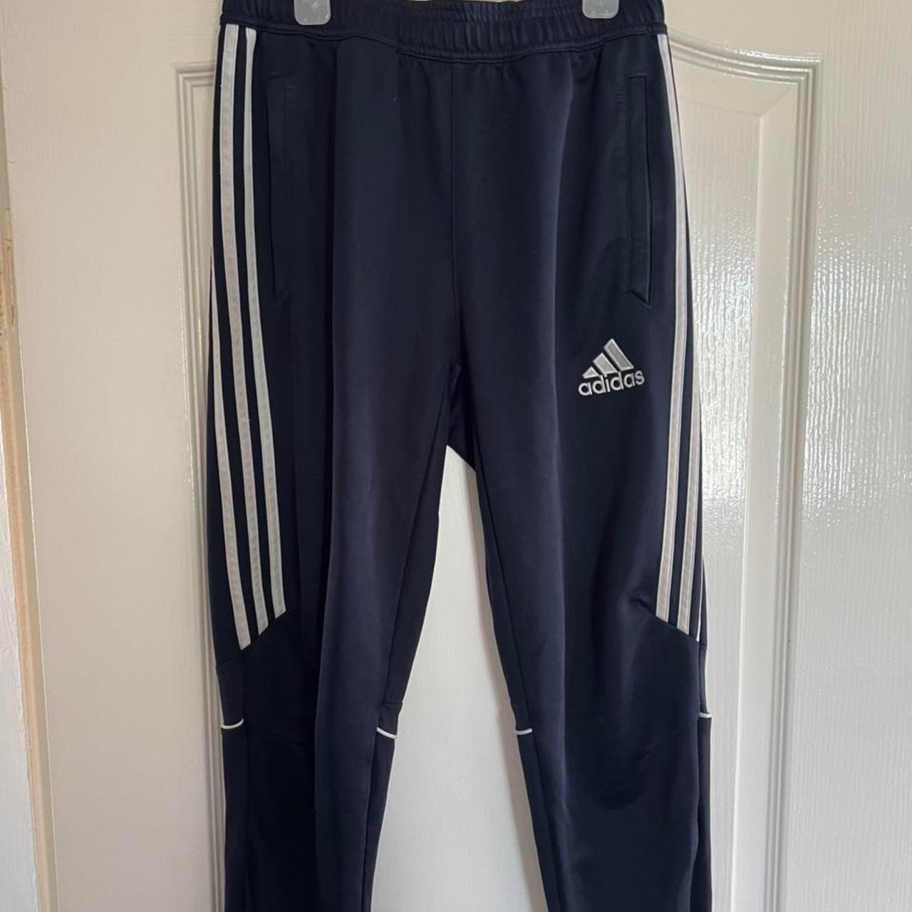 Adidas Navy Blue Sports Sweatpants (S-Mens) #adidas... - Depop