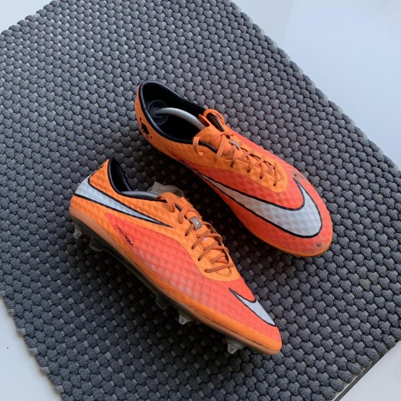 Nike Hypervenom 1.0 Orange Uk 11 Super rare Knick on... - Depop
