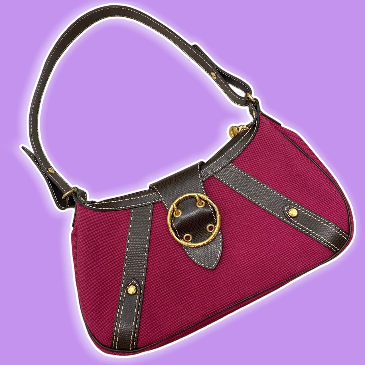 💓2000s Lancel Elsa Sellier Shoulder Handbag💓90s y2k... | Depop