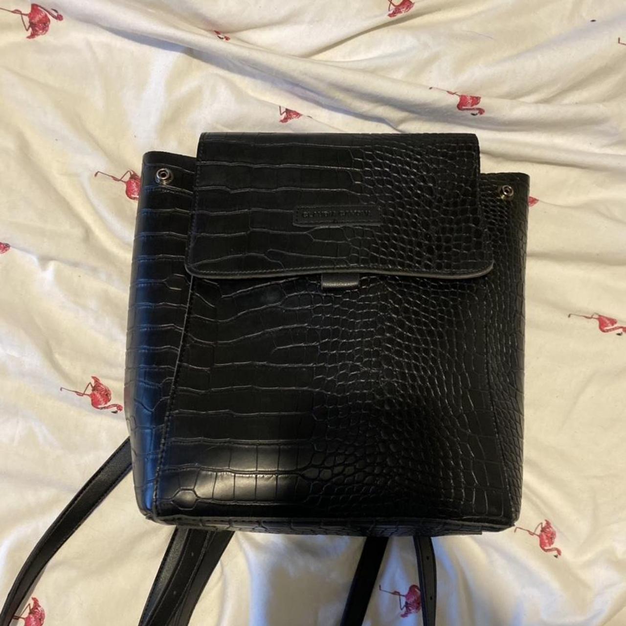 Black Claudia Canova backpack In great condition... - Depop