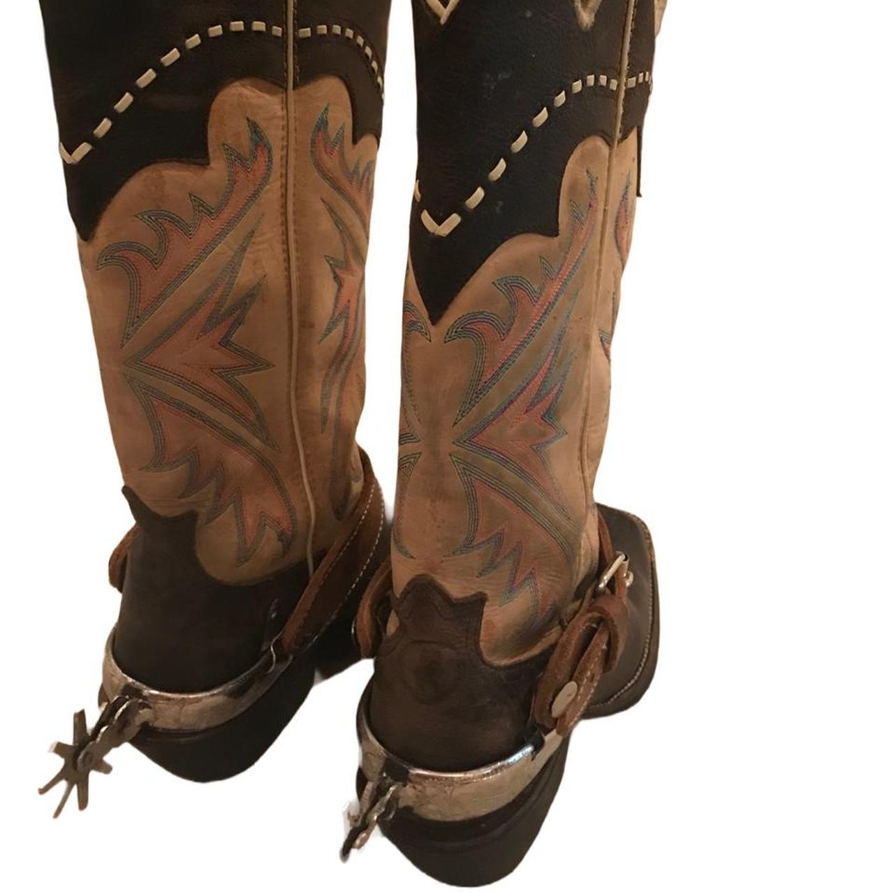 Tony Llama Cowboy Boots Size 9D Comes w spurs!!... - Depop