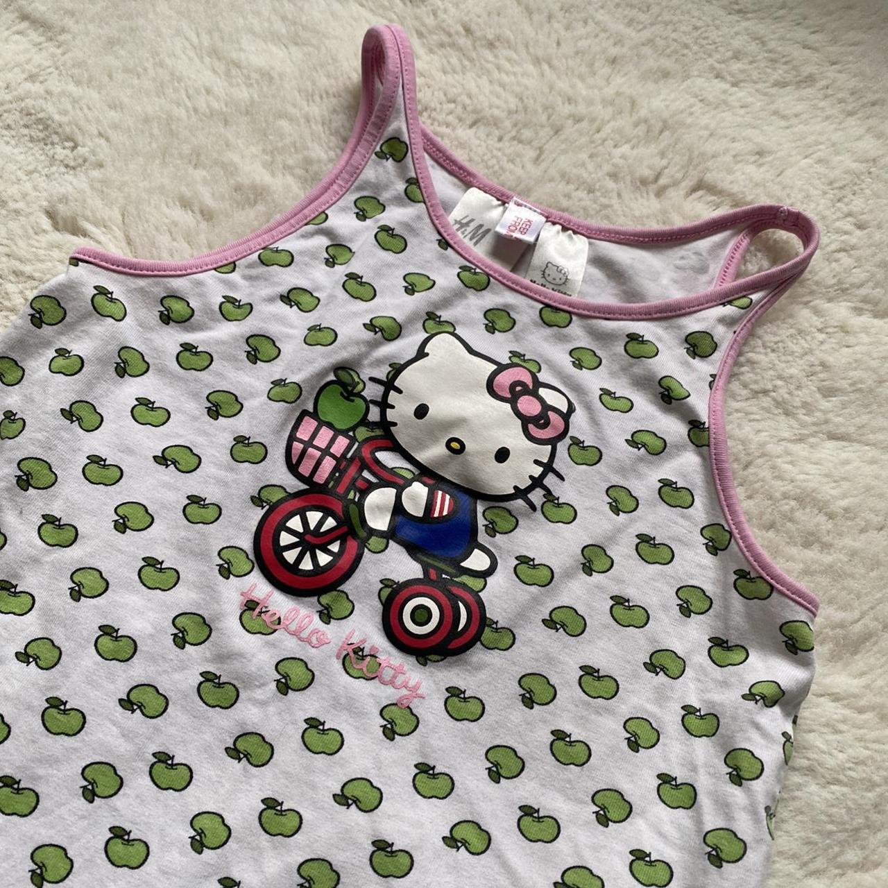 Hello Kitty Vest Top - Cute age 6-8 Worn but in good... - Depop