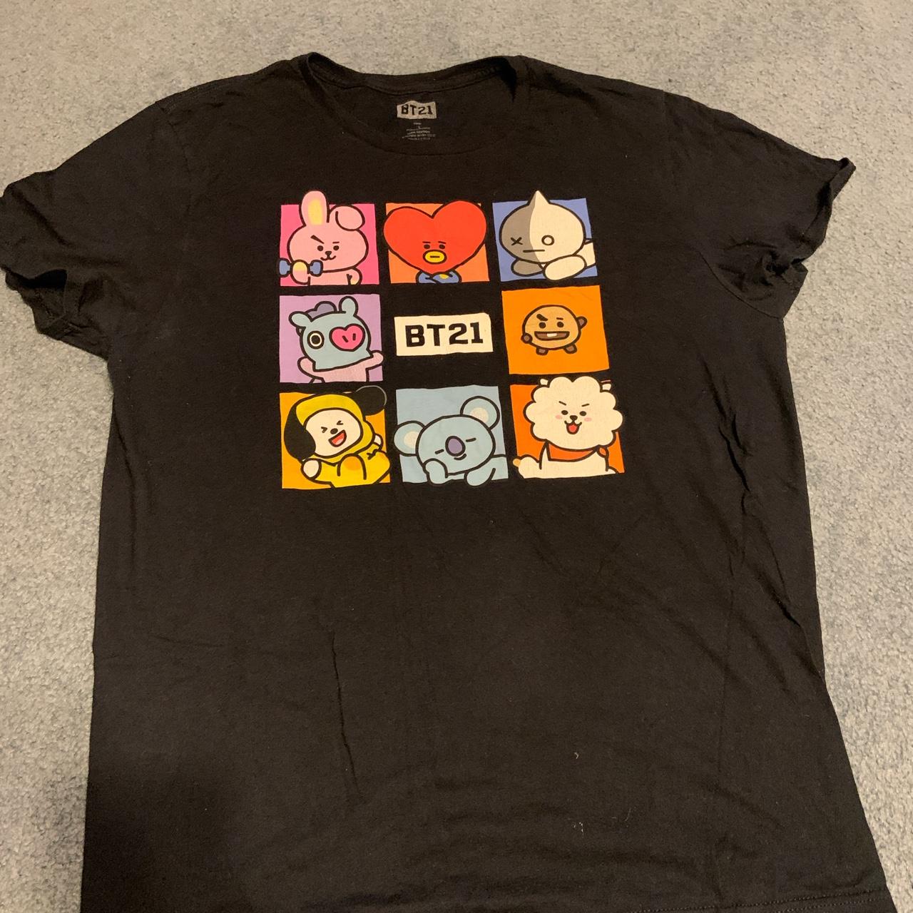 BT21 t-shirt In good condition Size L Room for... - Depop