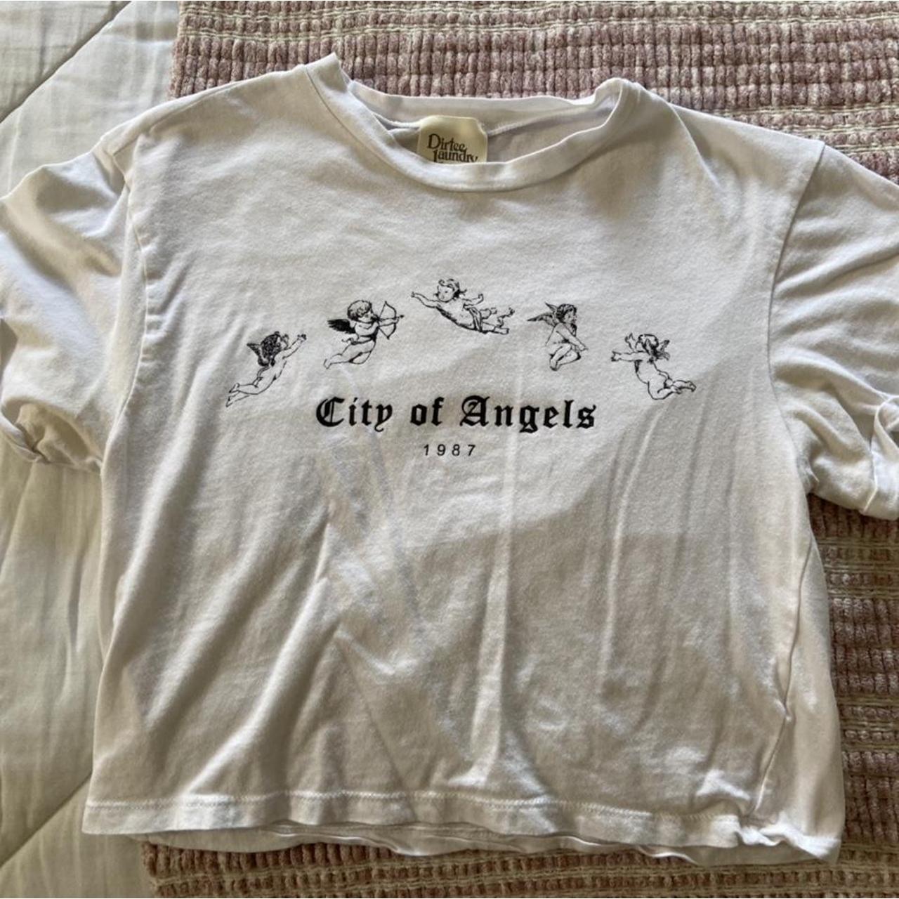 Angel crop top 🤍 Worn twice Size XS fits like... - Depop