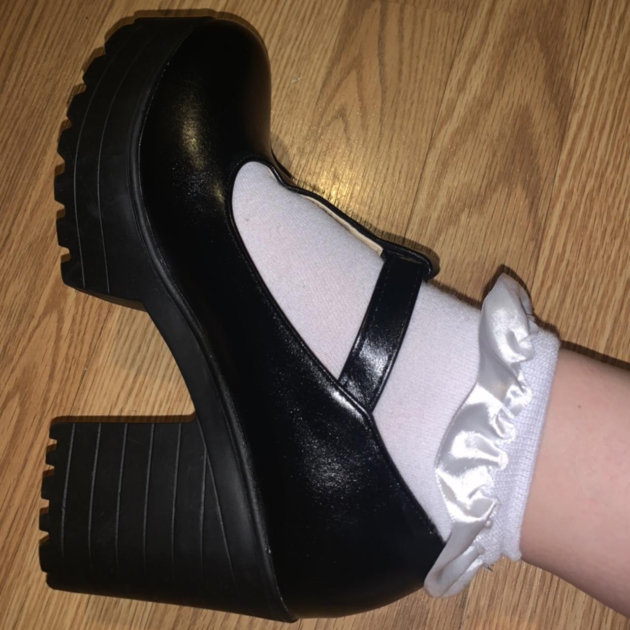 Super cute chunky heels! Brand new! Perfect to wear... - Depop