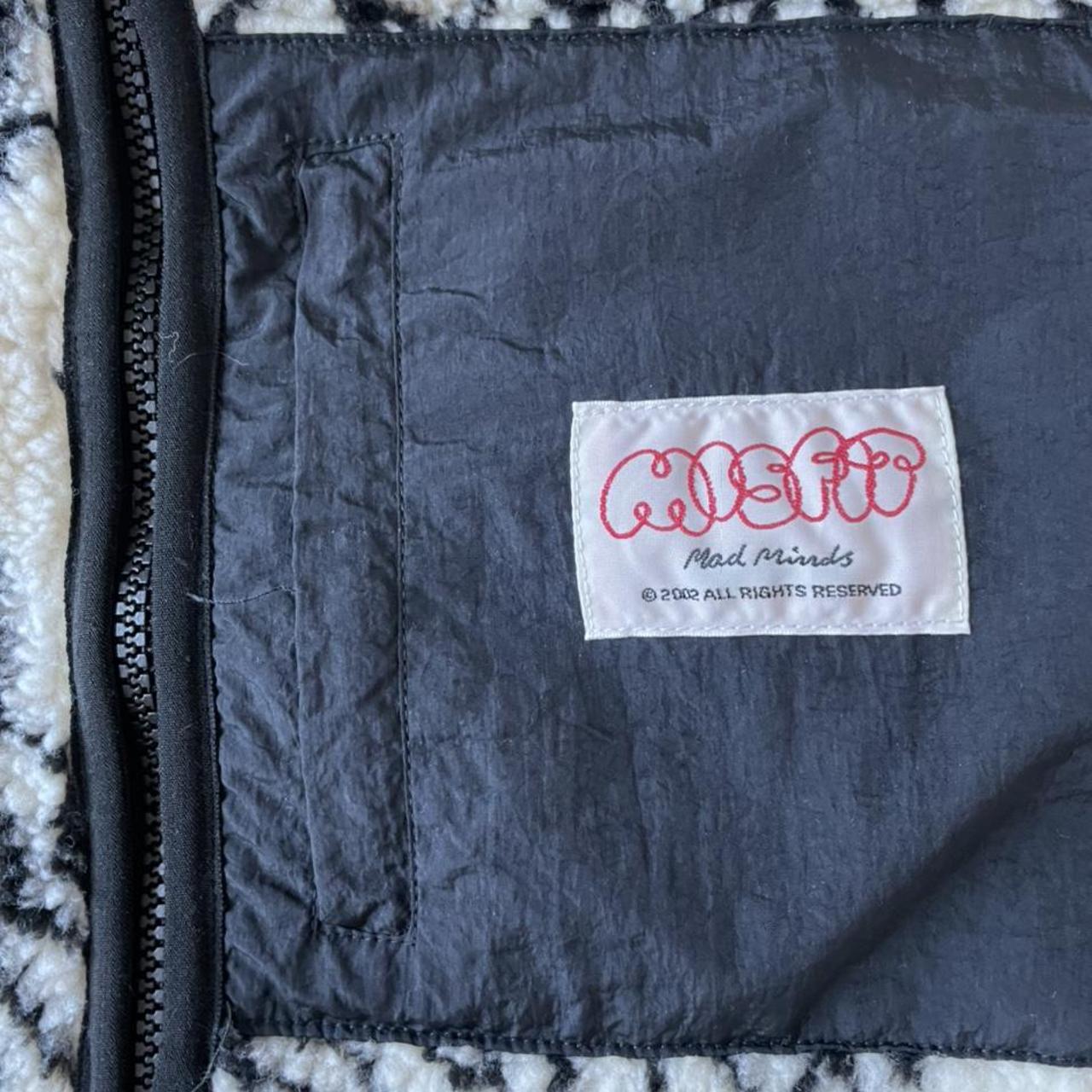 misfit mad minds sherpa fleece jacket *never worn - Depop