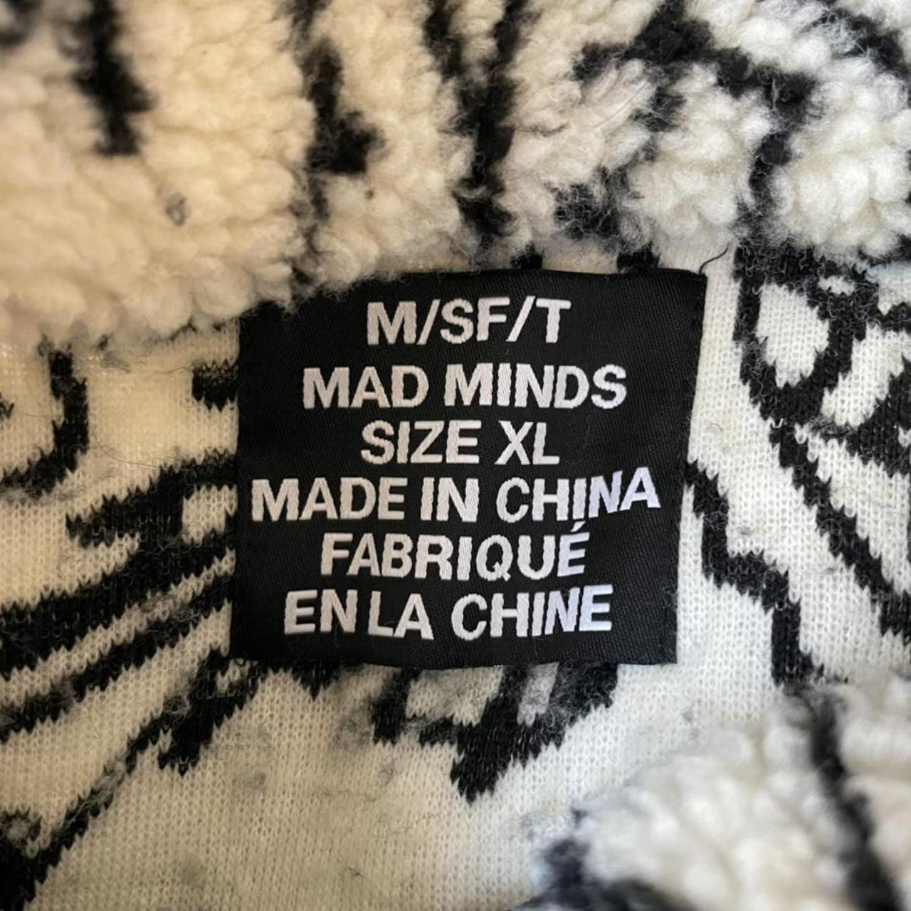 misfit mad minds sherpa fleece jacket *never worn - Depop