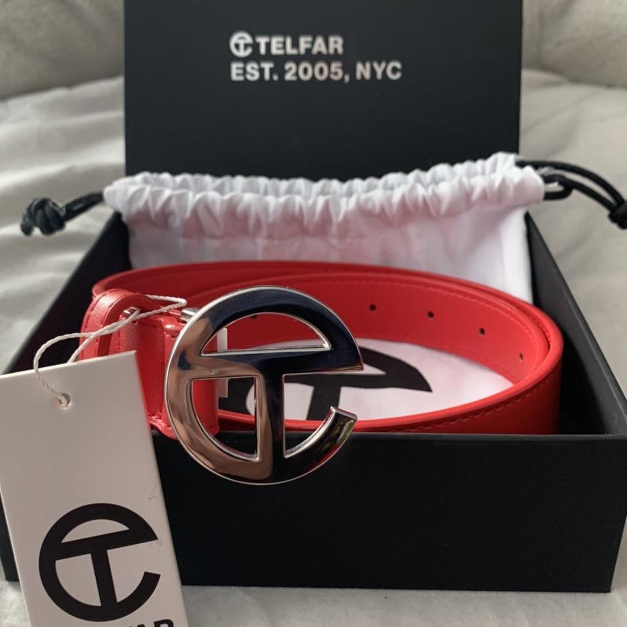 TELFAR EST. 2005, NYC LOGO BELT... - Depop