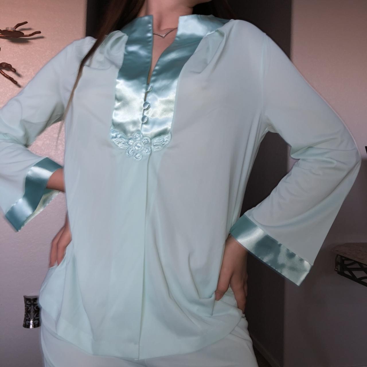 ⭐️ y2k baby blue pajamas ⭐️ Deadstock 60s / early 70s... | Depop