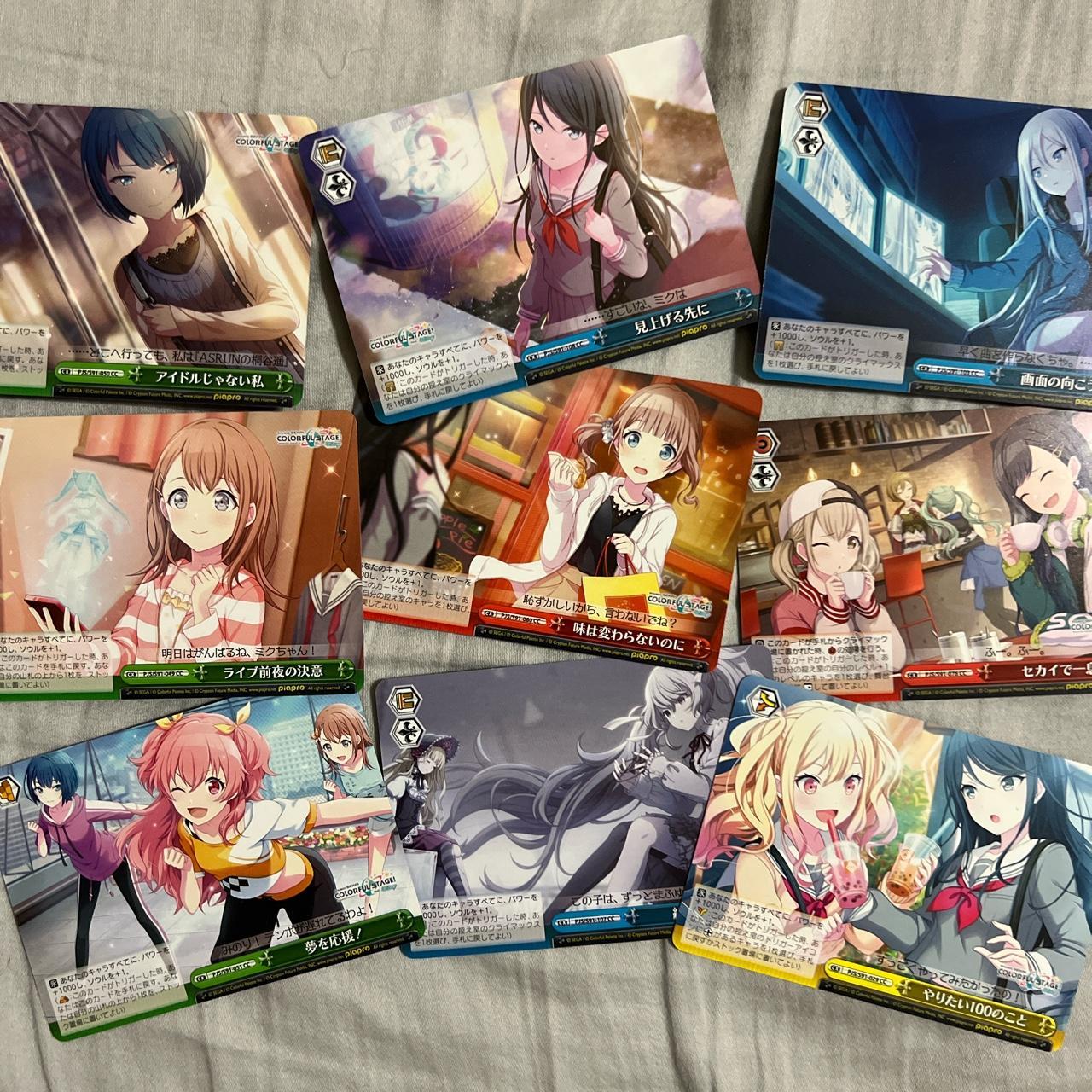 Project Sekai Weiss Schwarz Cards $3 each or for all... - Depop