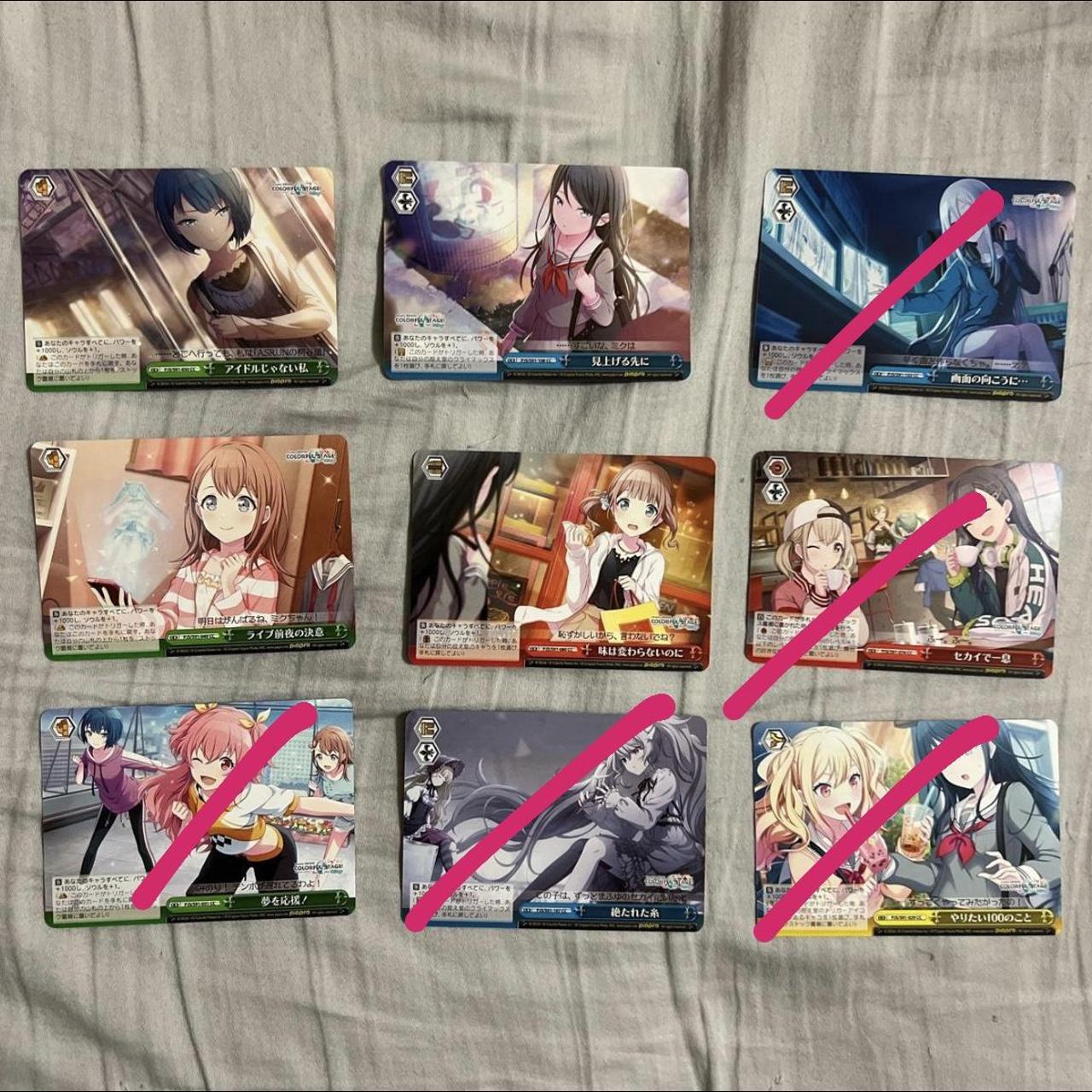 Project Sekai Weiss Schwarz Cards $3 each or for all... - Depop