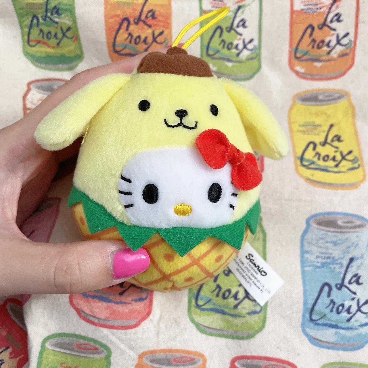 pompompurin hello kitty plush keychain purchased... - Depop