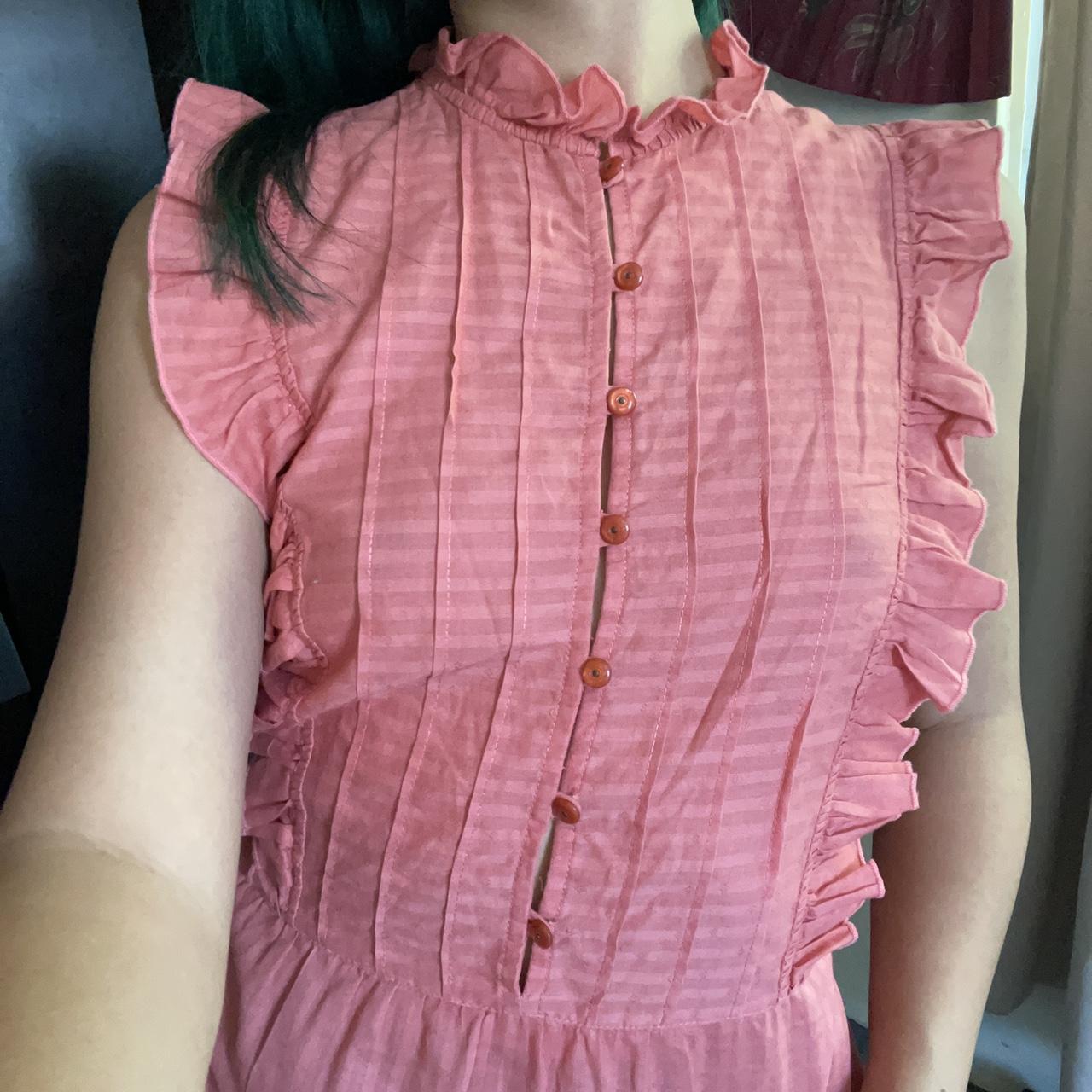 Marc by Marc Jacobs Women's Pink Blouse | Depop