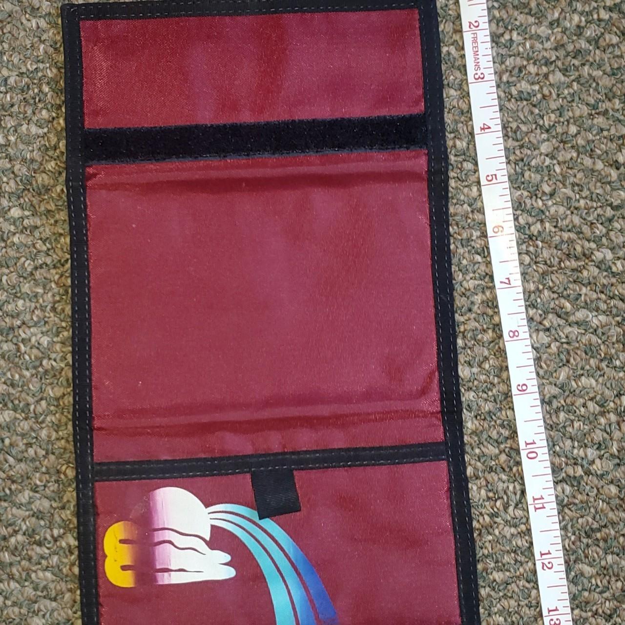 Vintage 80s Nylon/Velcro wallet Never used‐mint... | Depop