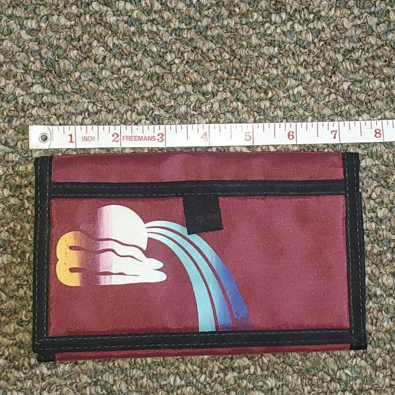 Vintage 80s Nylon/Velcro wallet Never used‐mint... | Depop