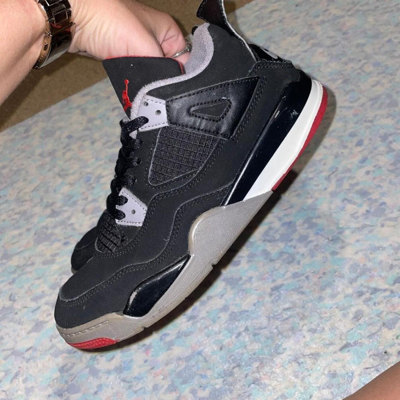 Jordan 4 bred Uk2 Well worn No box come as... - Depop