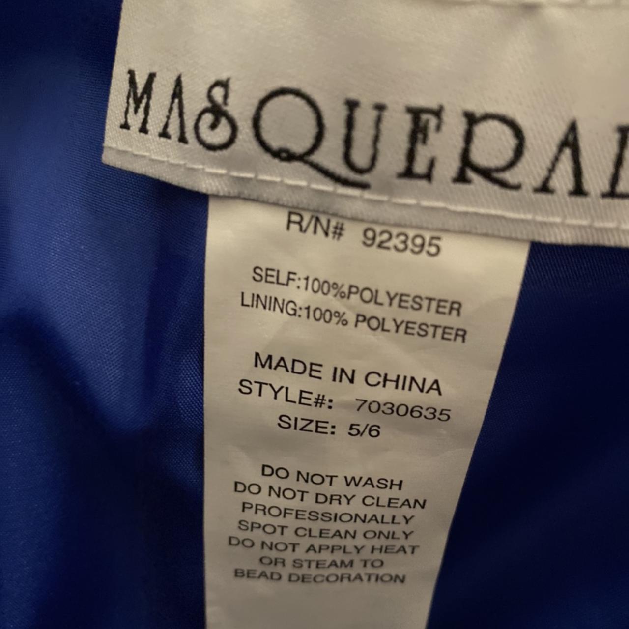 Masquerade Women's Blue Dress | Depop