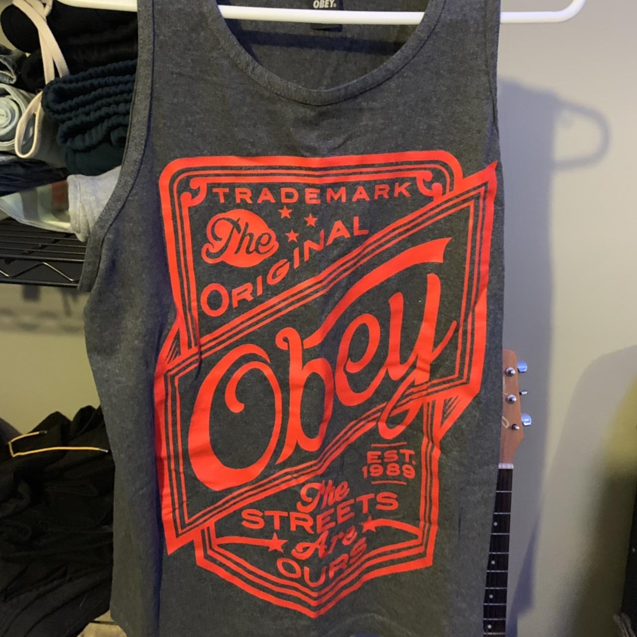 Obey tank - Depop