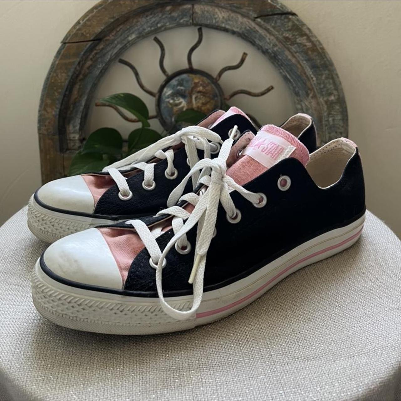 Y2k pop punk princess Converse sneakers! Vintage 00s... - Depop