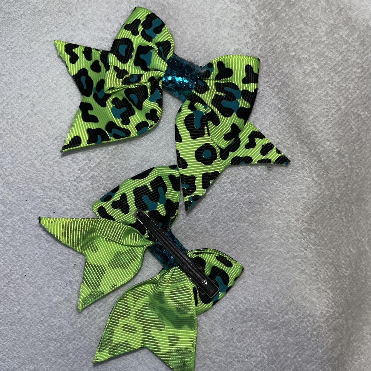 Cute blue and green mini bows. #scene #emo #cosplay... - Depop