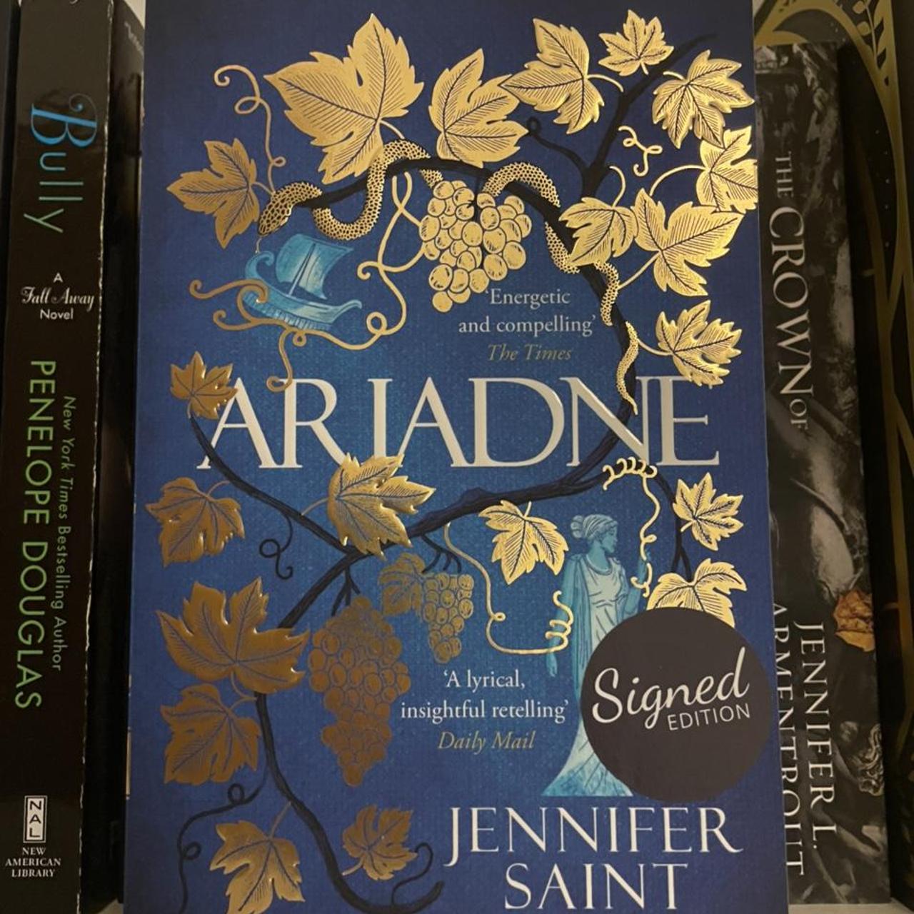 Signed edition of Ariadne by Jennifer Saint. Free... - Depop