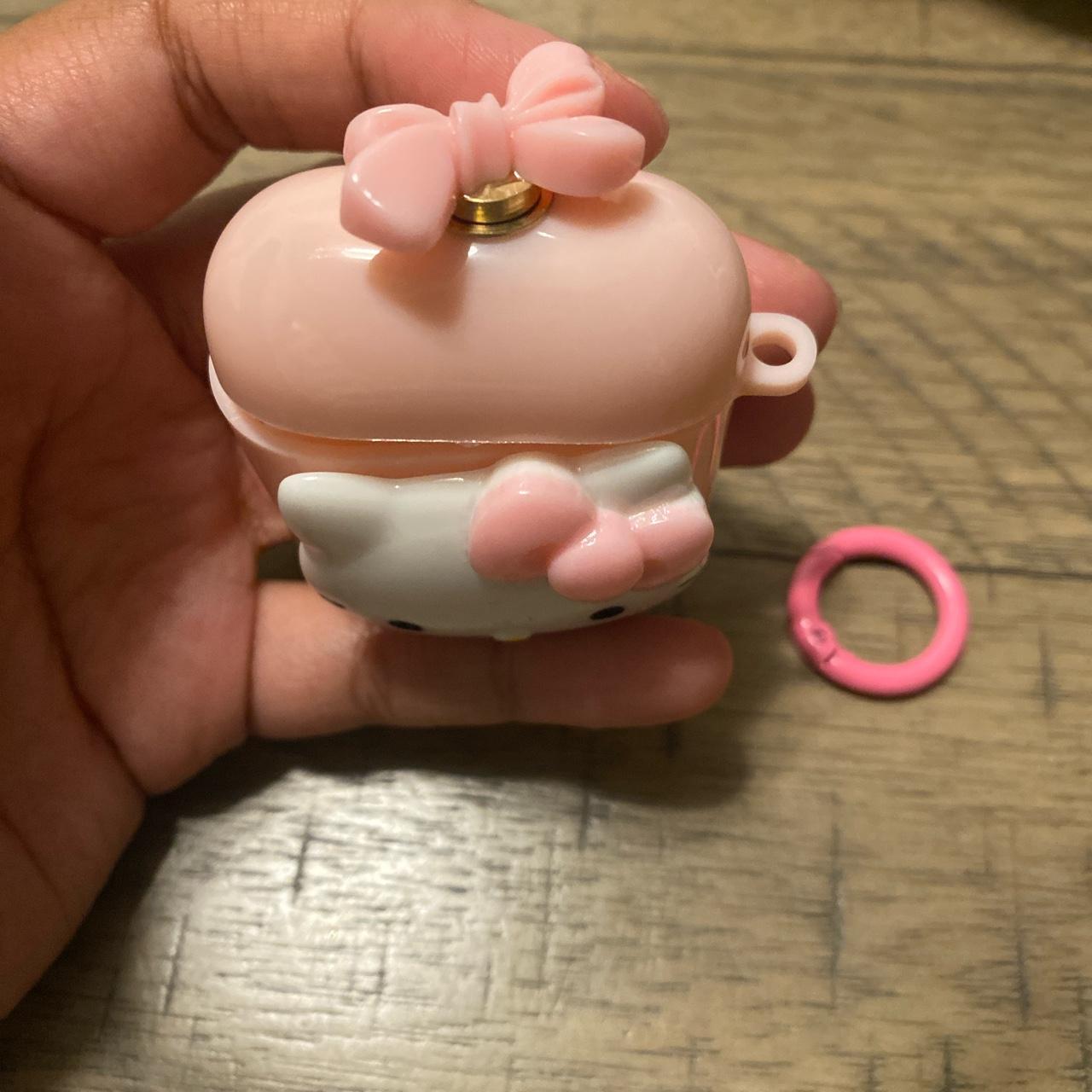 Hello kitty 3D AirPod case with ring Brand new... - Depop