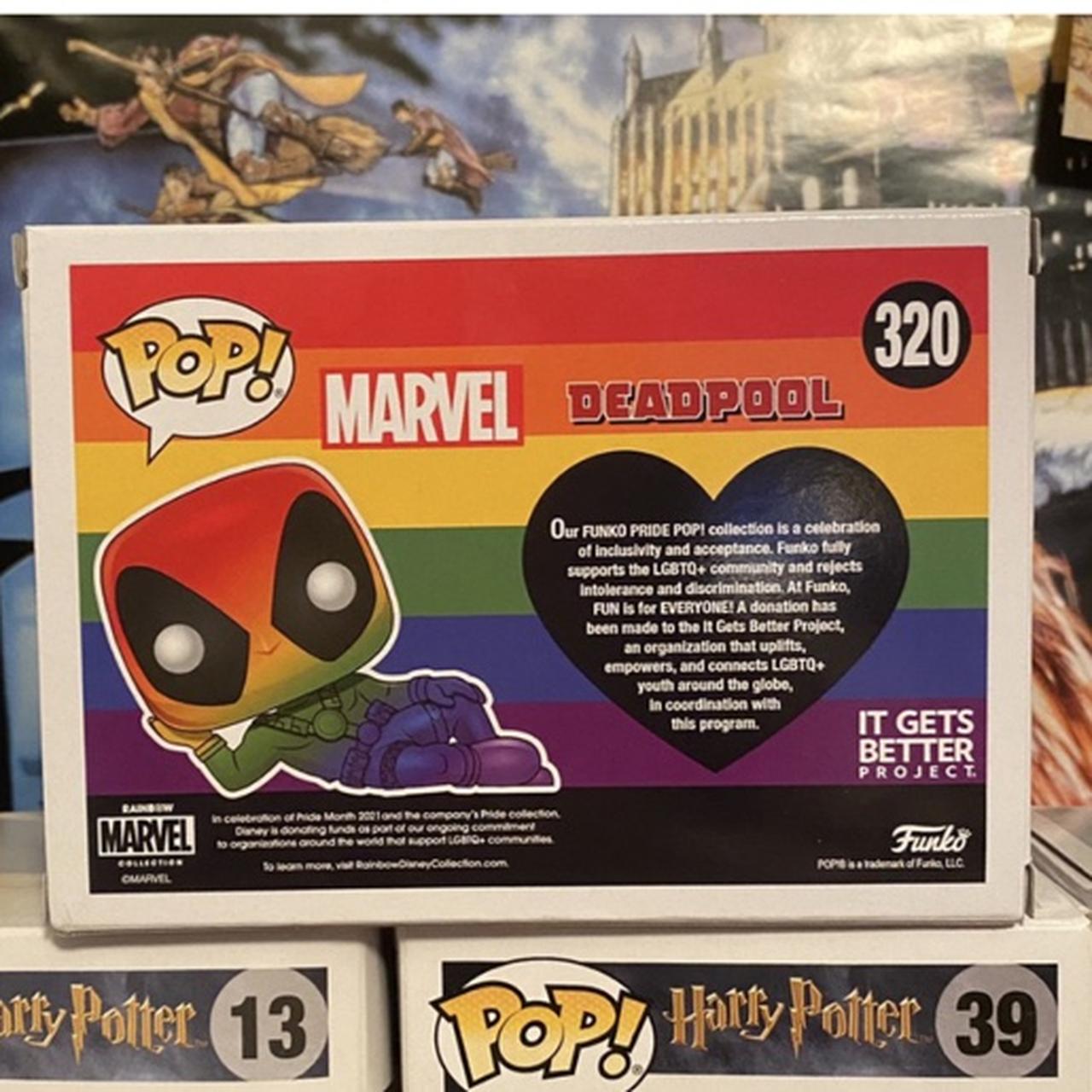 deadpool limited edition pride month funko pop ... - Depop
