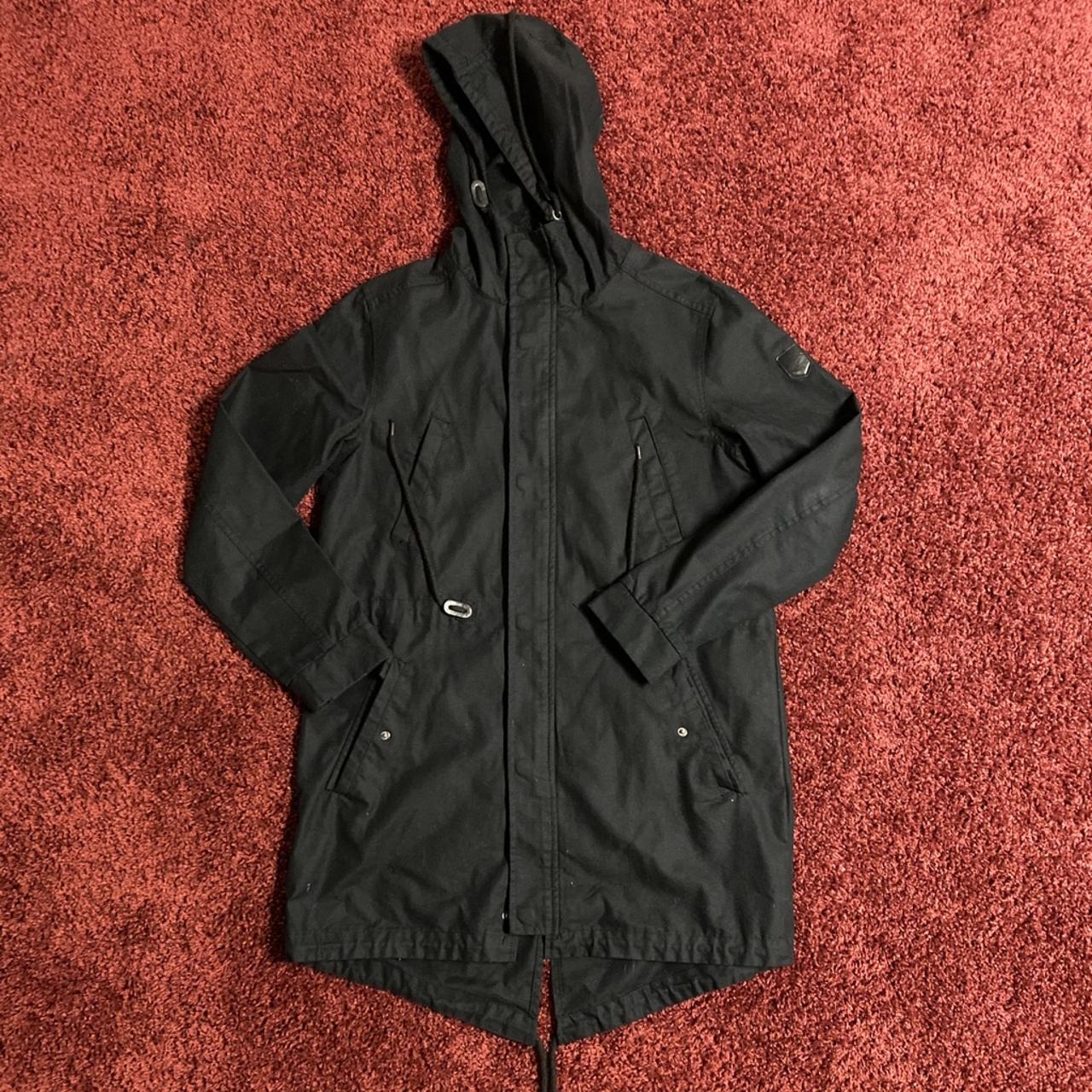 Fish tail parka jacket - Depop