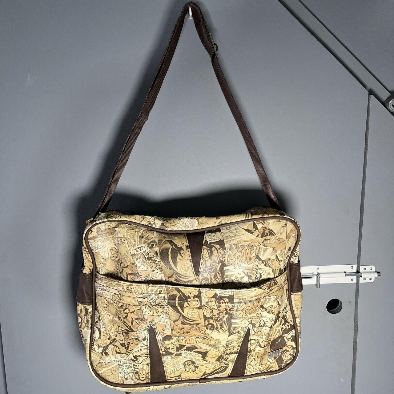 MARVEL COMICS BAG SATCHEL Iron man Wolverine Captain... - Depop