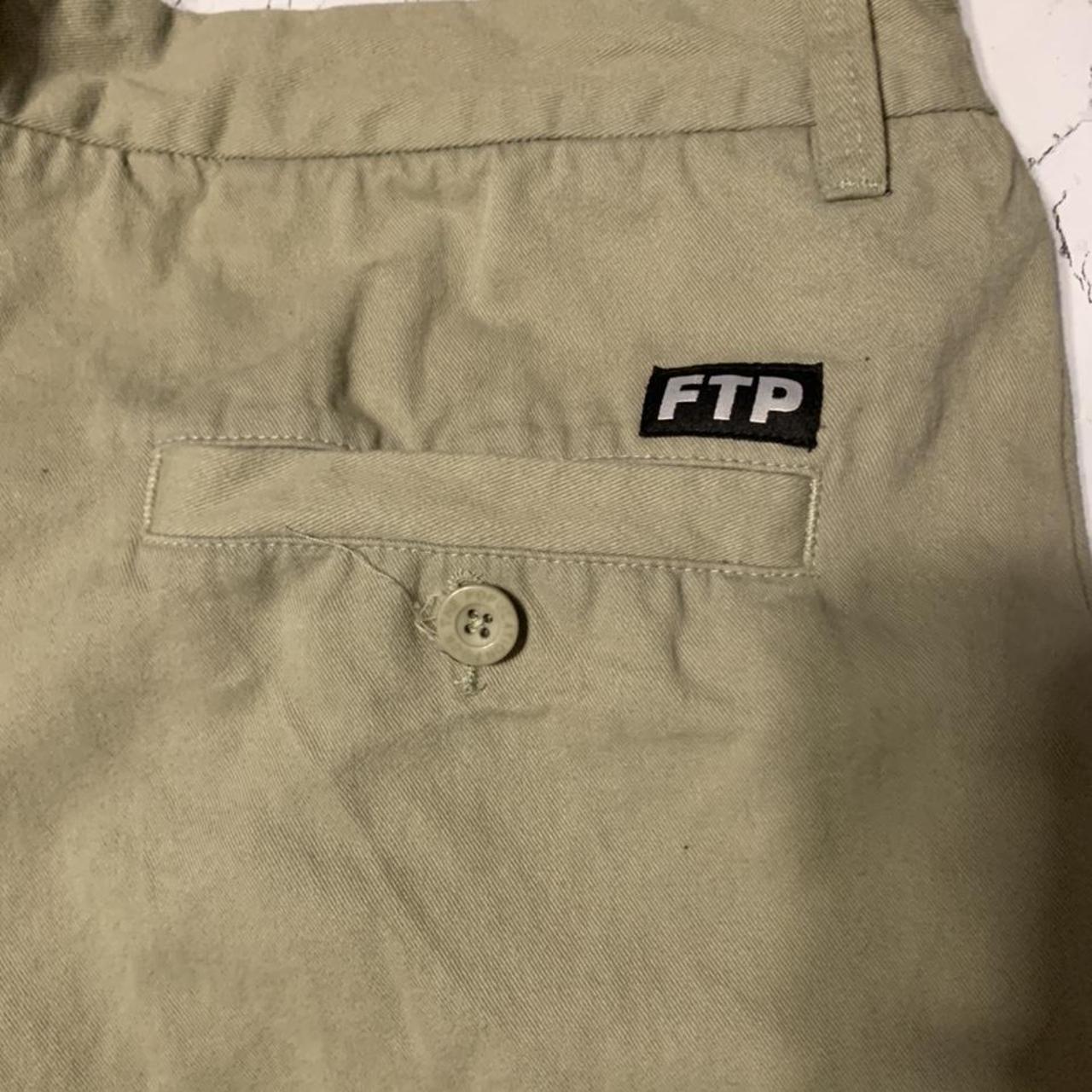 FTP Men's Khaki Trousers | Depop