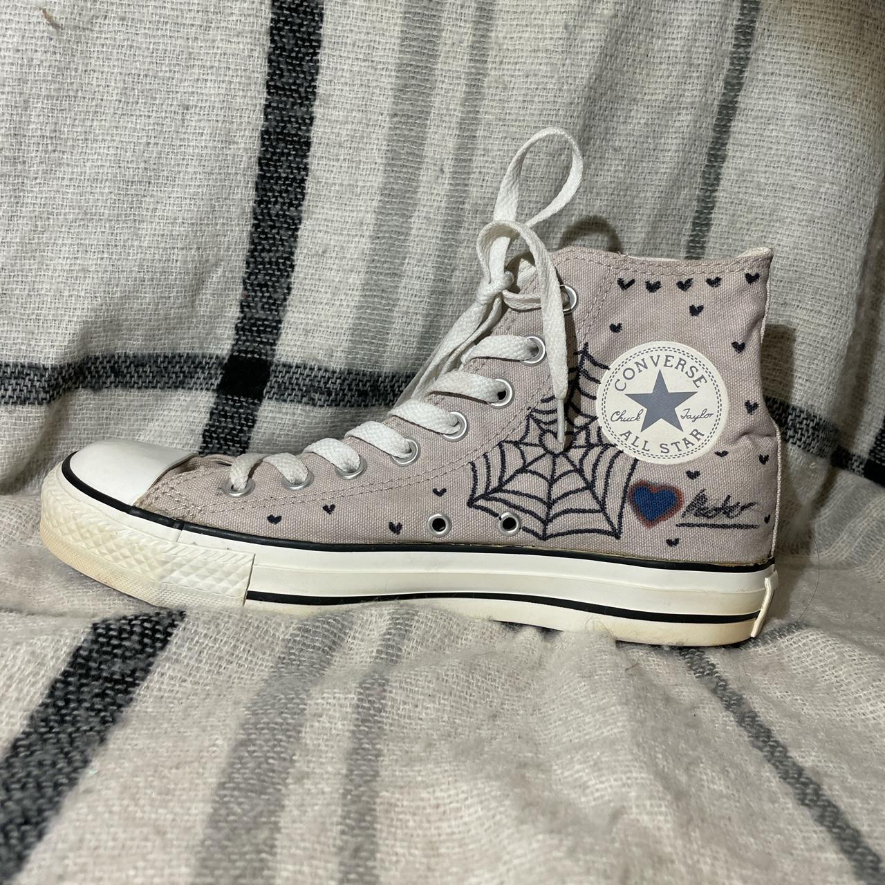 Lavender Spider Man Custom Converse One Of The Depop lavender-spider-man-custom-converse-one-of-the-depop