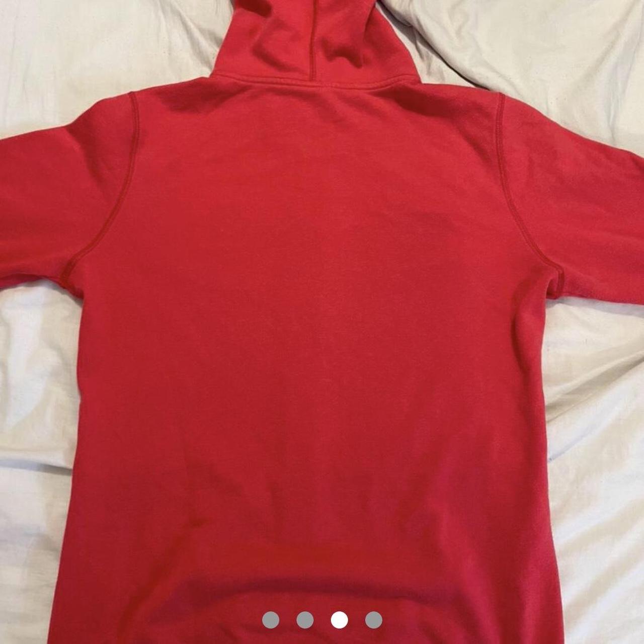 red champion hoodie Super cute red zip champion... - Depop