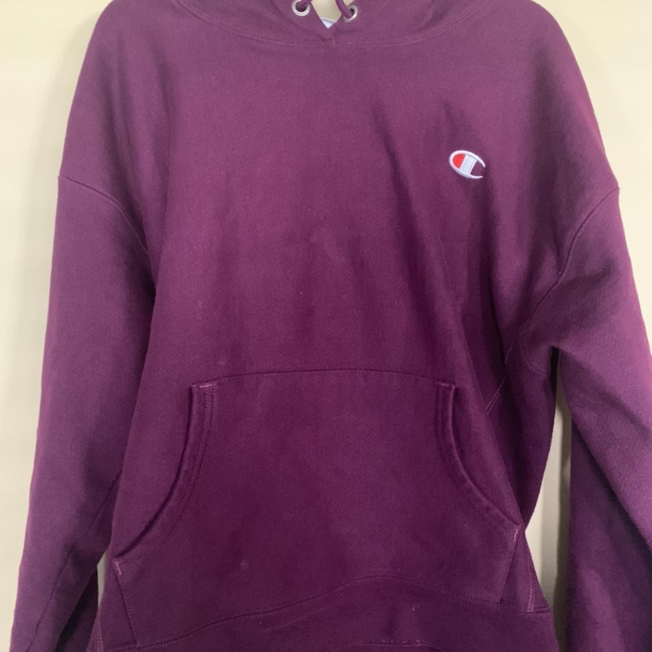 ⚡️super cute magenta reverse weave champion... - Depop