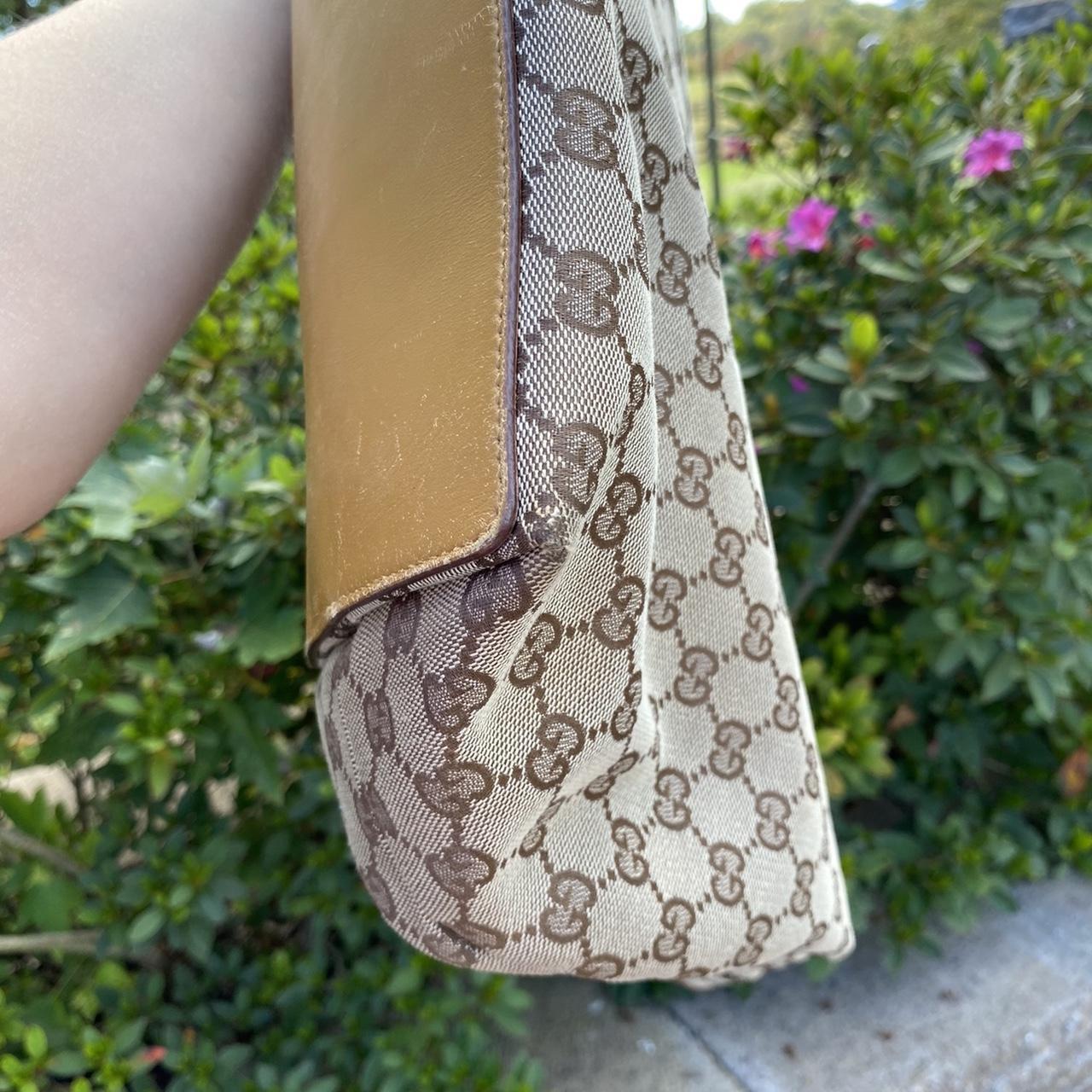 Authentic Gucci Large Eclipse GG monogram tan... - Depop