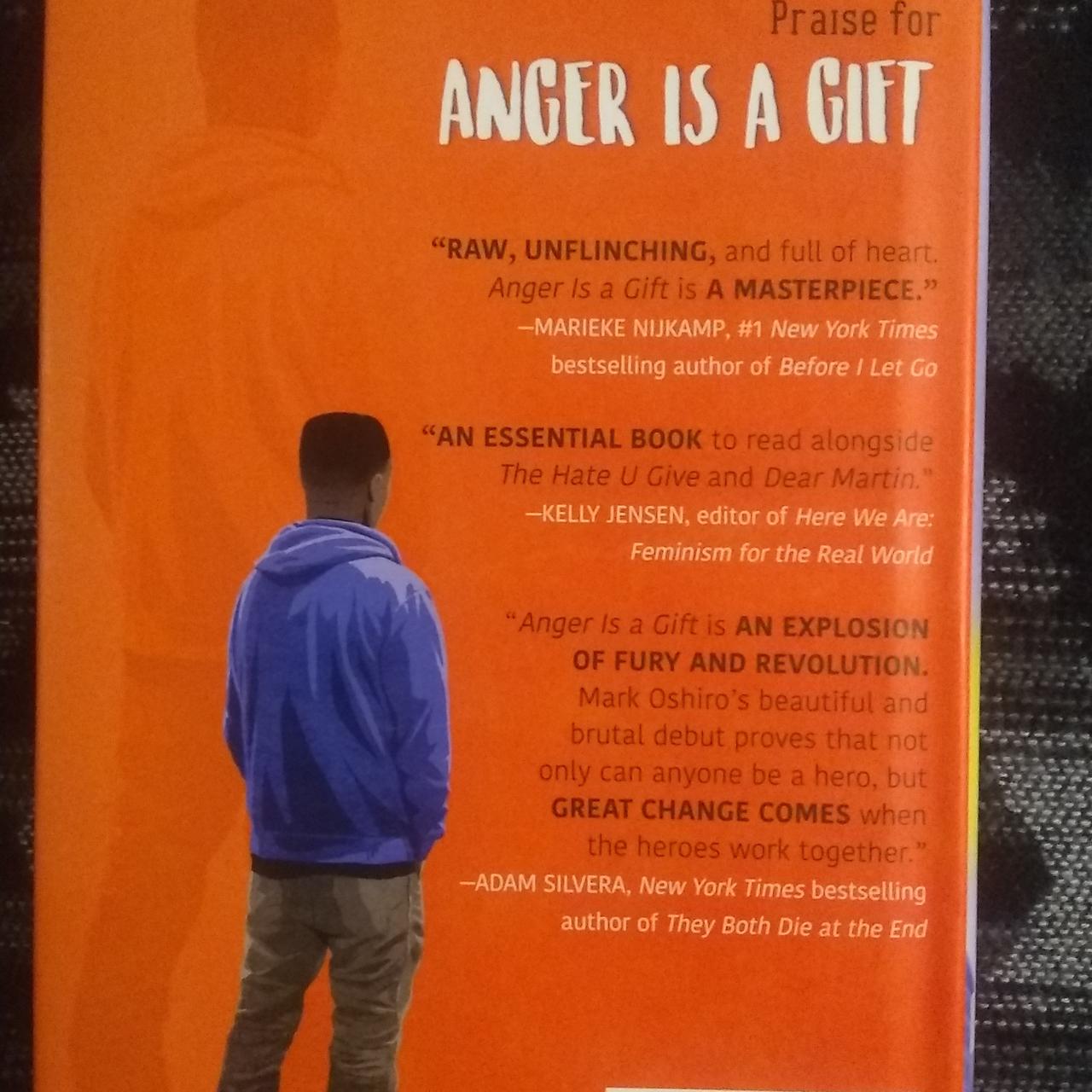 Anger is a Gift by Mark Oshiro! Hardcover Young... - Depop