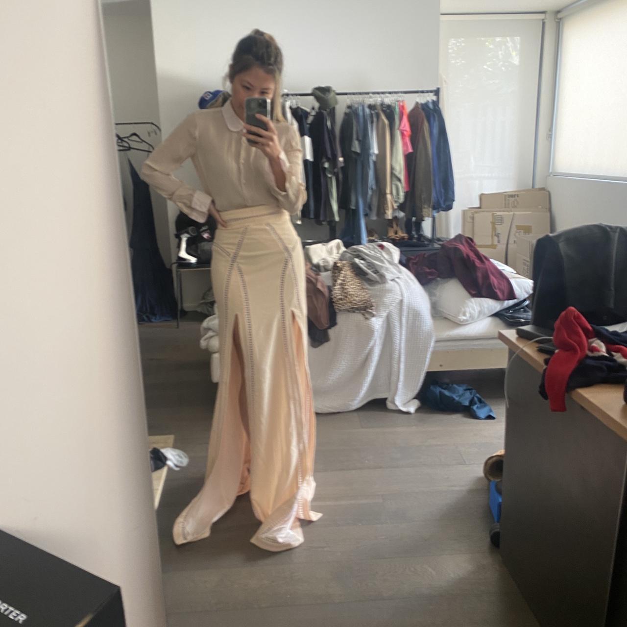 ZIMMERMANN Sample Split Maxi Skirt - Sample sizing... - Depop