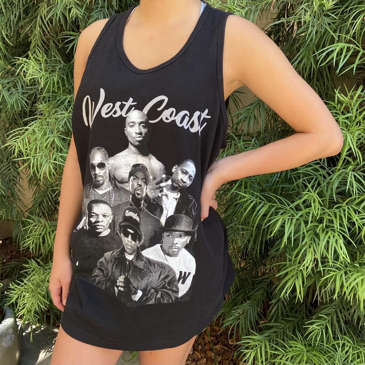 West Coast Easy E, Tupac, Ice Cube Tank Top soft... - Depop