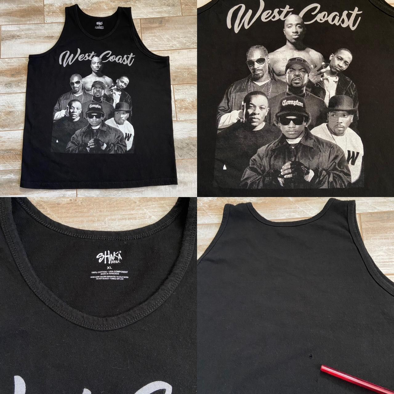 West Coast Easy E, Tupac, Ice Cube Tank Top soft... - Depop